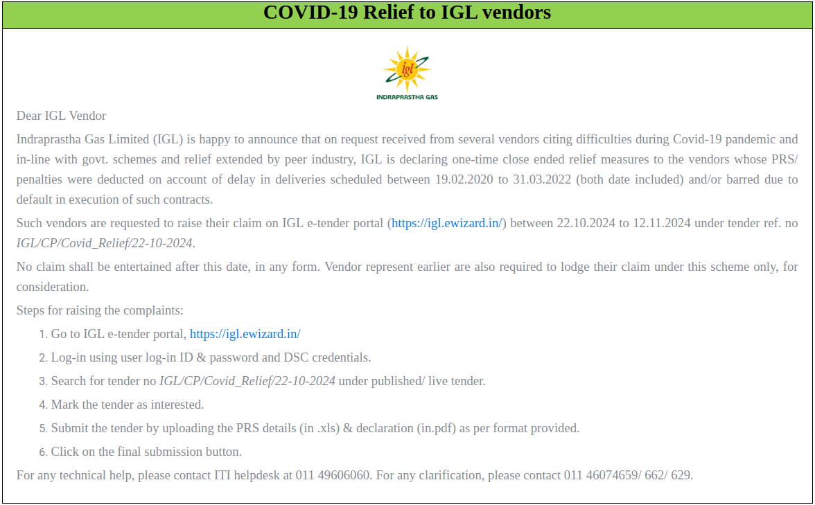 Welcome To Indraprastha Gas Limited (IGL)