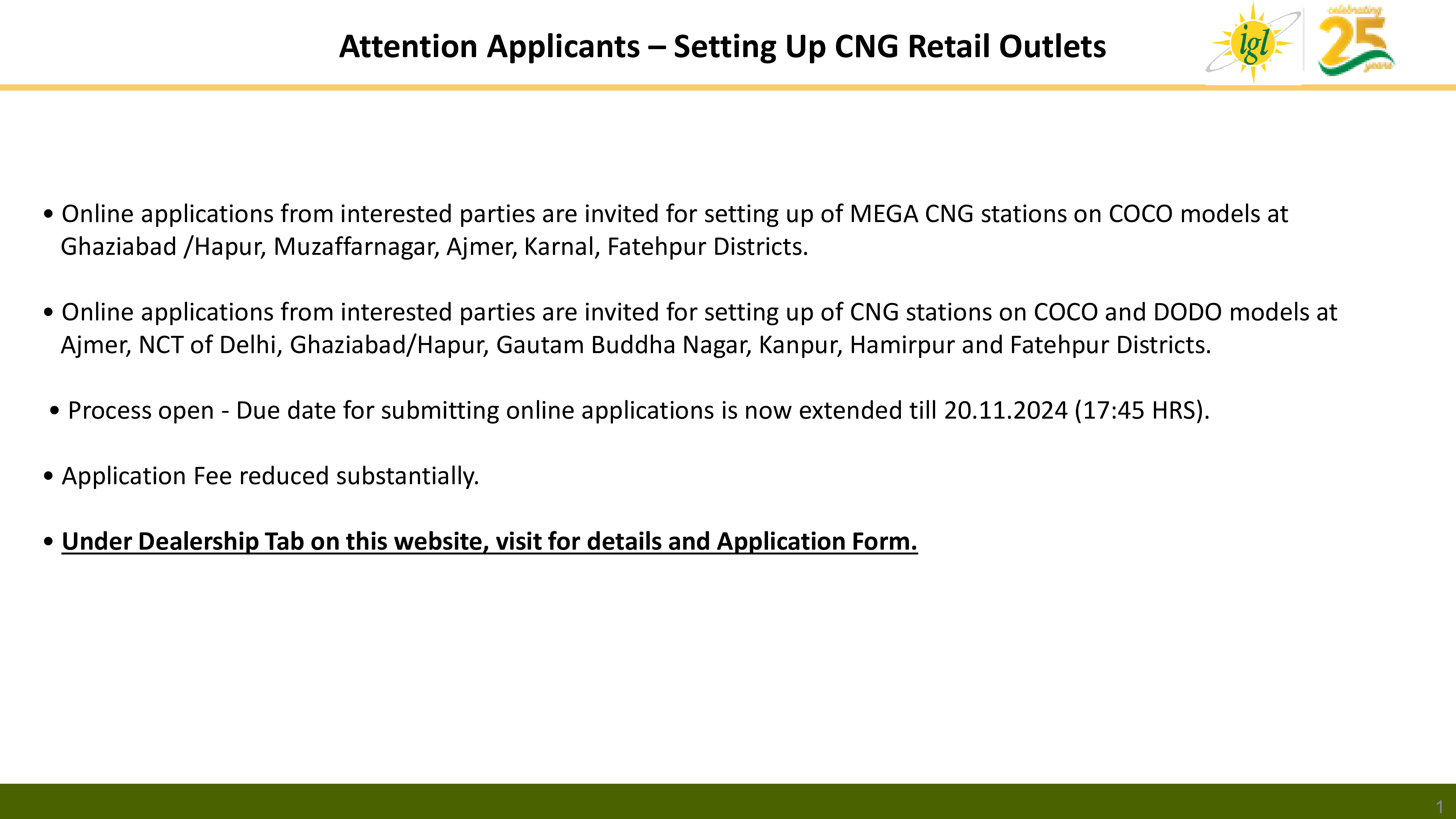 Welcome To Indraprastha Gas Limited (IGL)